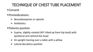 Closed tube thoracotomy drainage presentation | PPT
