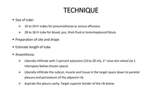 Closed tube thoracotomy drainage presentation | PPT
