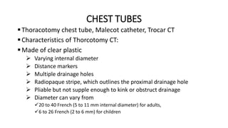Closed tube thoracotomy drainage presentation | PPT