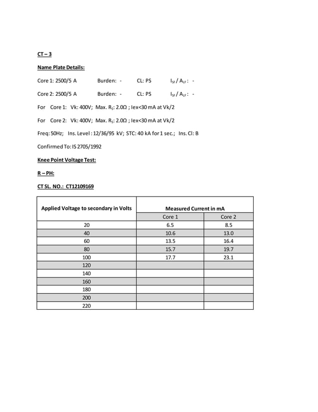 Ct test report | DOCX