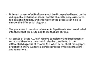 Alveolar lung disease | PPTX