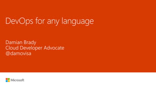 DevOps for Any Language - CTTDNUG | PPT