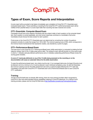 CompTIA CTT+ Overview | PDF