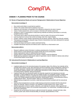 CompTIA CTT+ Overview | PDF