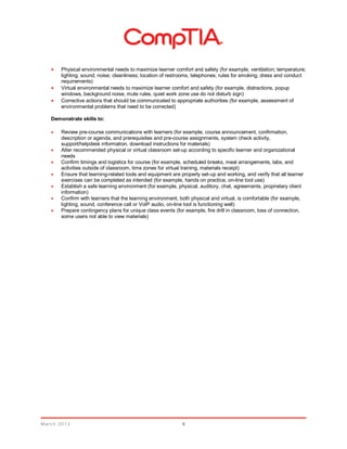 CompTIA CTT+ Overview | PDF