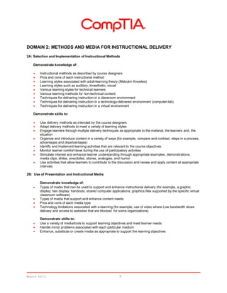 CompTIA CTT+ Overview | PDF