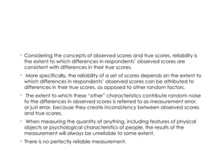 CTT, Reliability, IRT, Factor Analysis.pptx