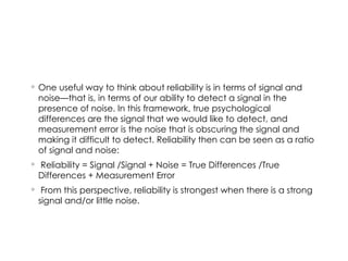 CTT, Reliability, IRT, Factor Analysis.pptx