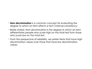 CTT, Reliability, IRT, Factor Analysis.pptx