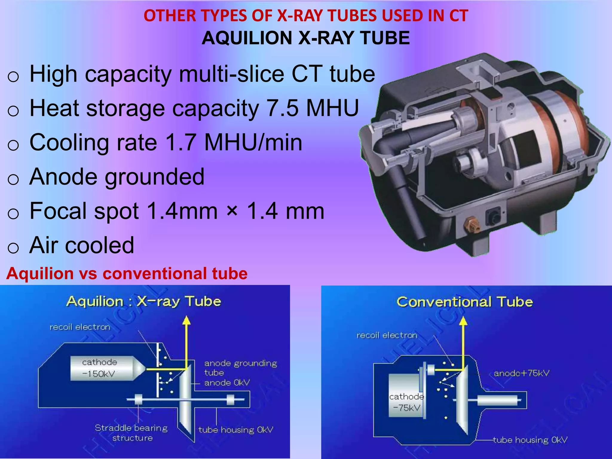 Ct tube and detectors | PPTX