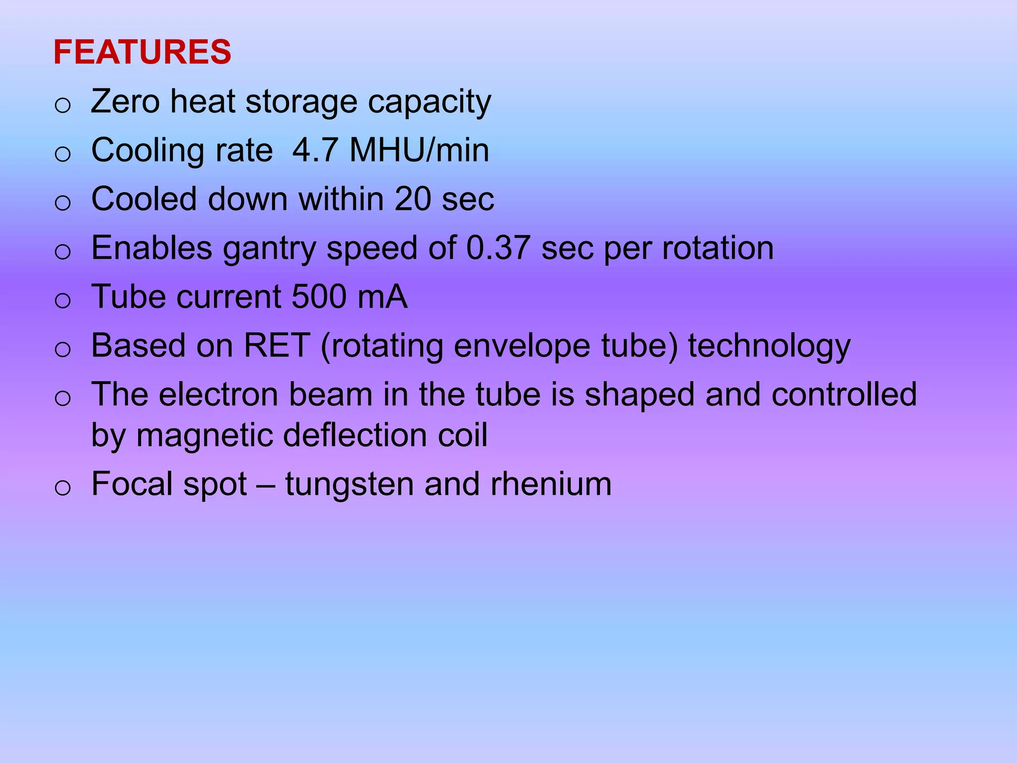 Ct tube and detectors | PPTX