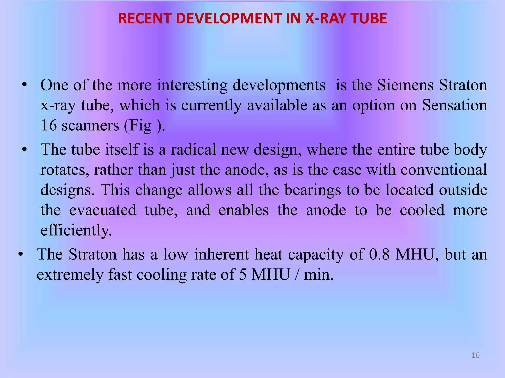 Ct tube and detectors | PPTX