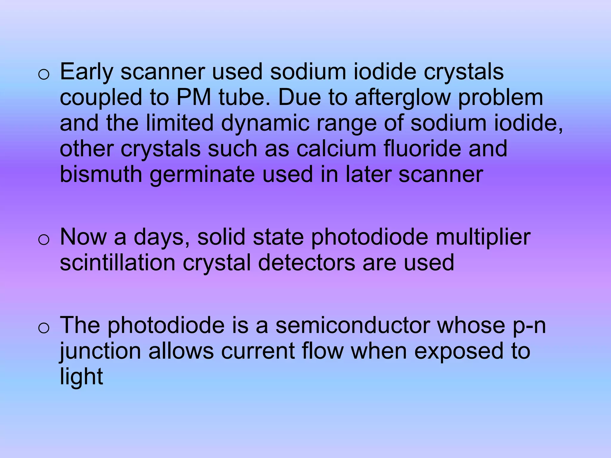 Ct tube and detectors | PPTX