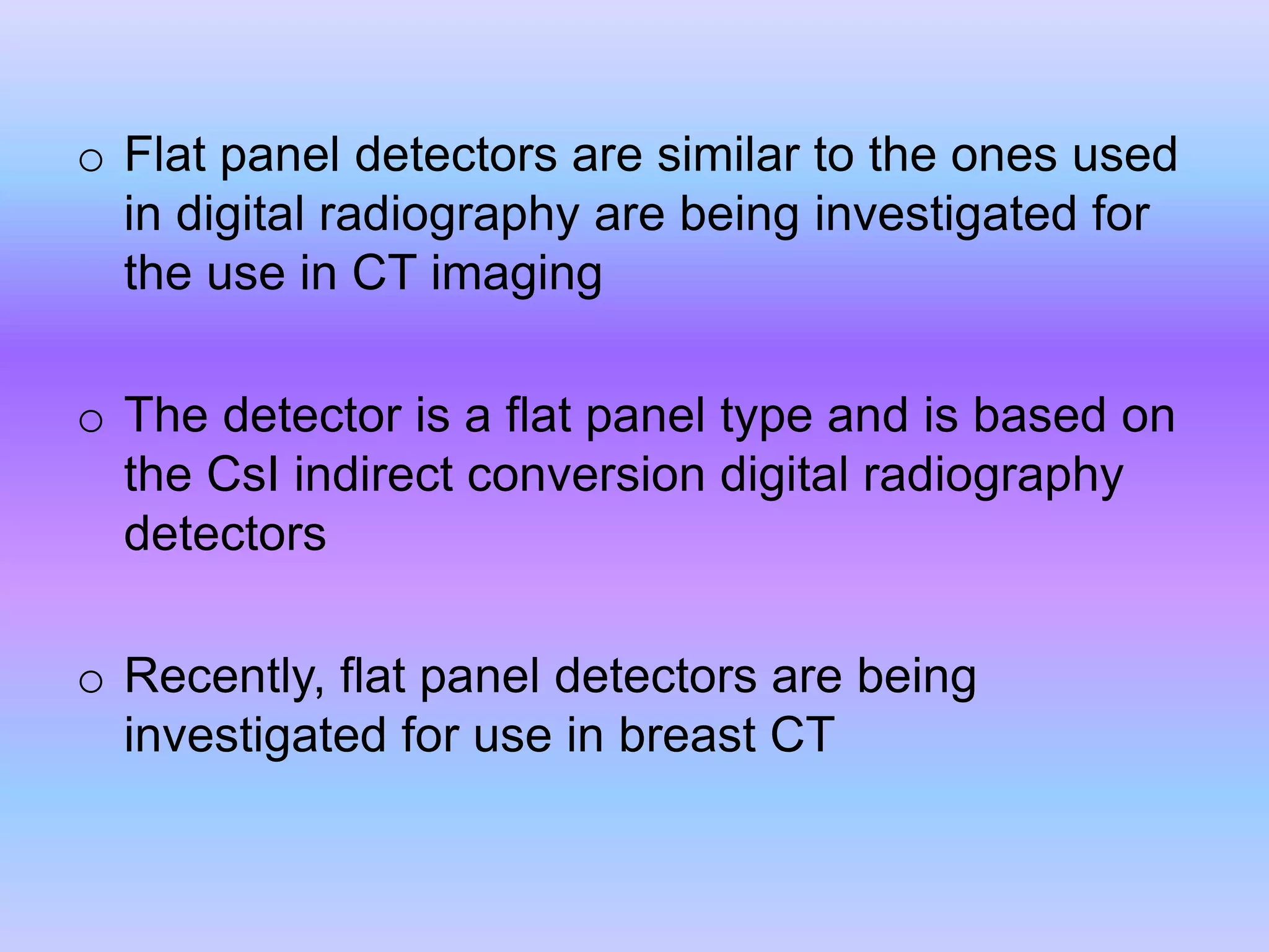 Ct tube and detectors | PPTX