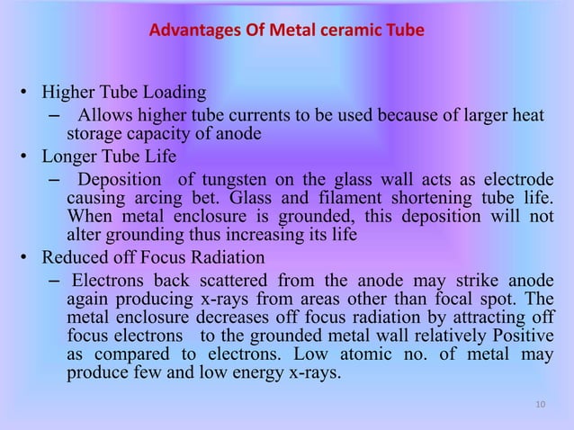 Ct tube and detectors | PPTX | Physics | Science
