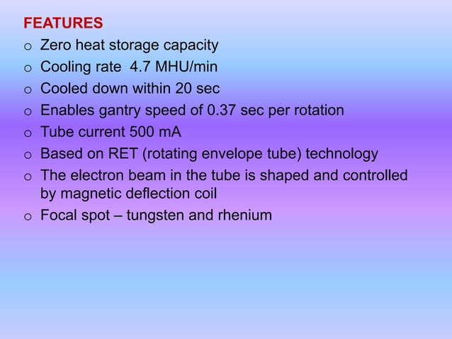 Ct tube and detectors | PPTX | Physics | Science
