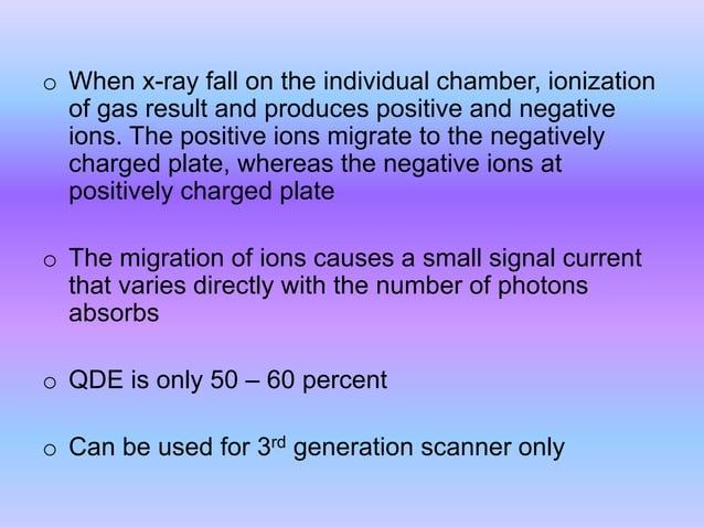 Ct tube and detectors | PPTX | Physics | Science