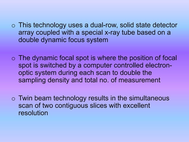 Ct tube and detectors | PPTX | Physics | Science