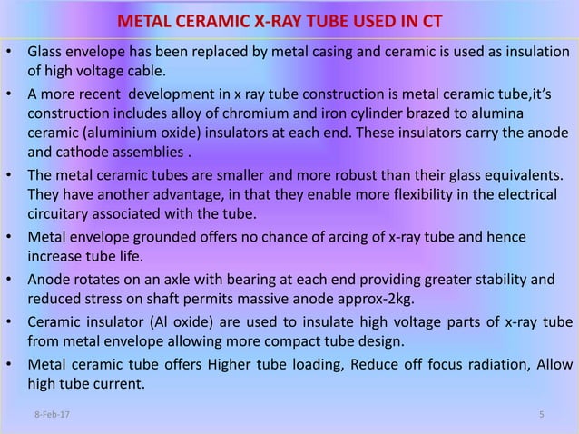 Ct tube and detectors | PPTX | Physics | Science