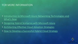 Connect your datacenter to Microsoft Azure | PPT