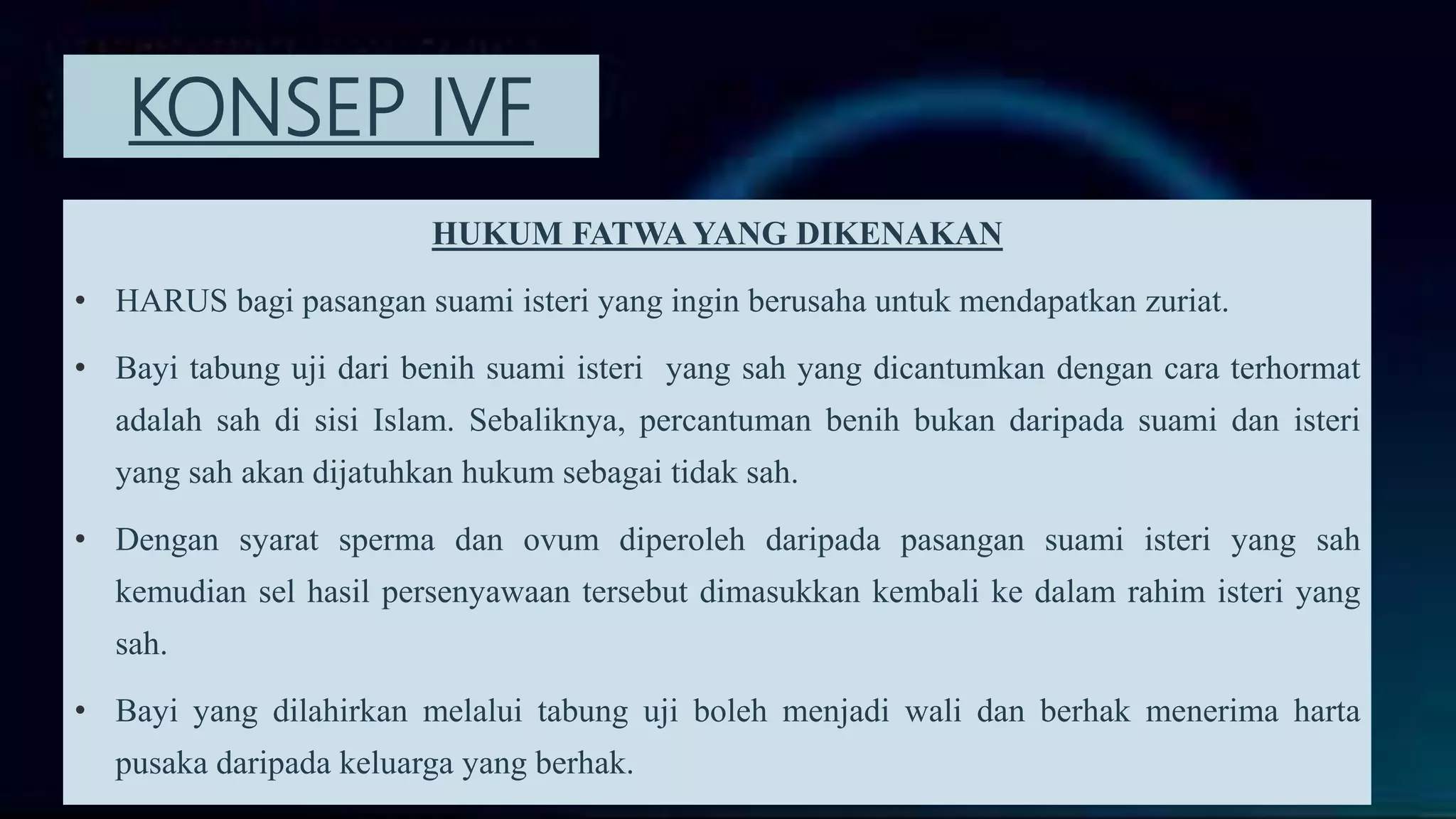 IVF (In Vitro Fertilization) (CTU 211) | PPTX