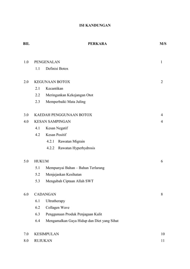 CTU211: BOTOX (AS1203_Q) | PDF