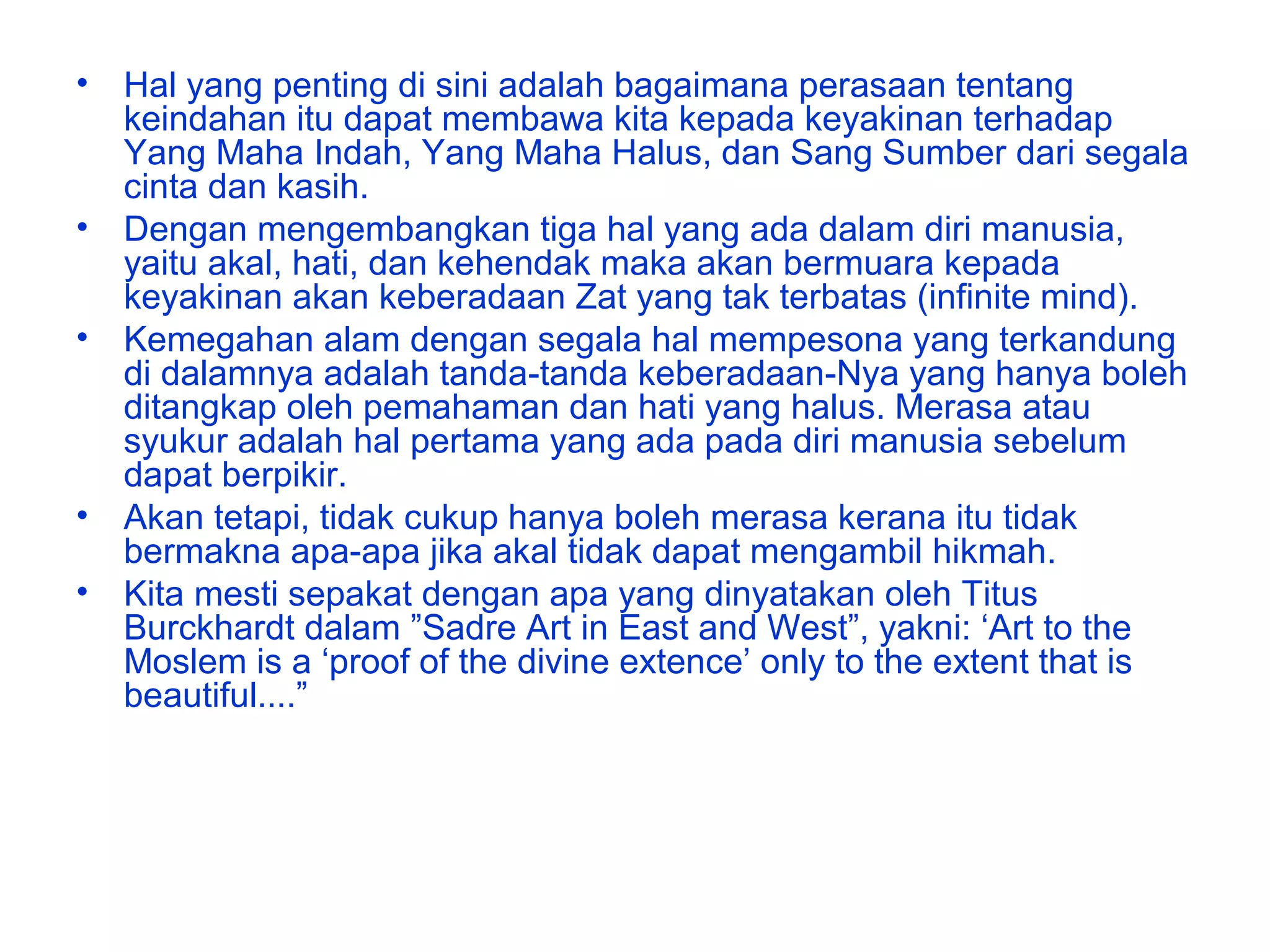 Ctu 281 kuliah 12 teori estetika islam | PPT