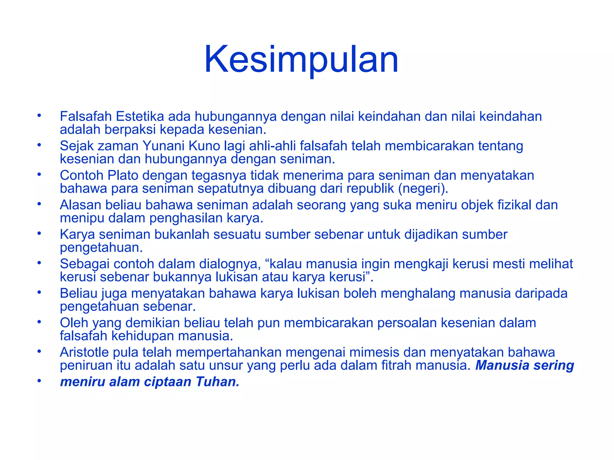Ctu 281 kuliah 12 teori estetika islam | PPT