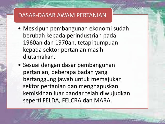 PERKEMBANGAN EKONOMI MALAYSIA SEBELUM DAN SELEPAS MERDEKA | PPTX