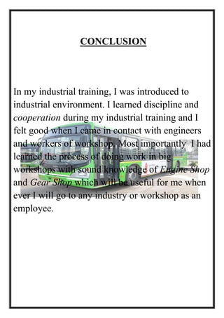 CTU Industrial Training Report | PDF
