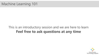 Machine Learning 101 | PPTX