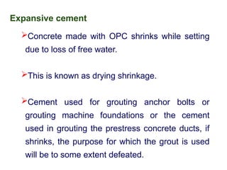 Concrete Making Materials, Chemical and Mineral Admixtures, Concreting ...