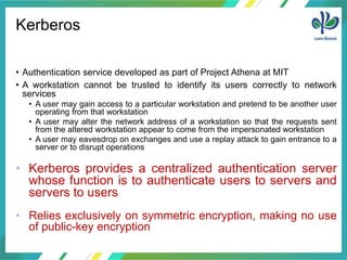 CT UNIT 5 Session 3.ppt User authentication and kerberos protocol | PPT