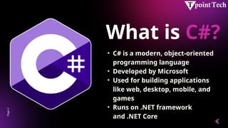 Complete C# Tutorial for New Learners.pptx