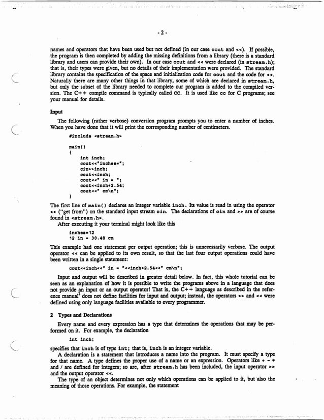 C++ tutorial by bjarne stroustrup | PDF