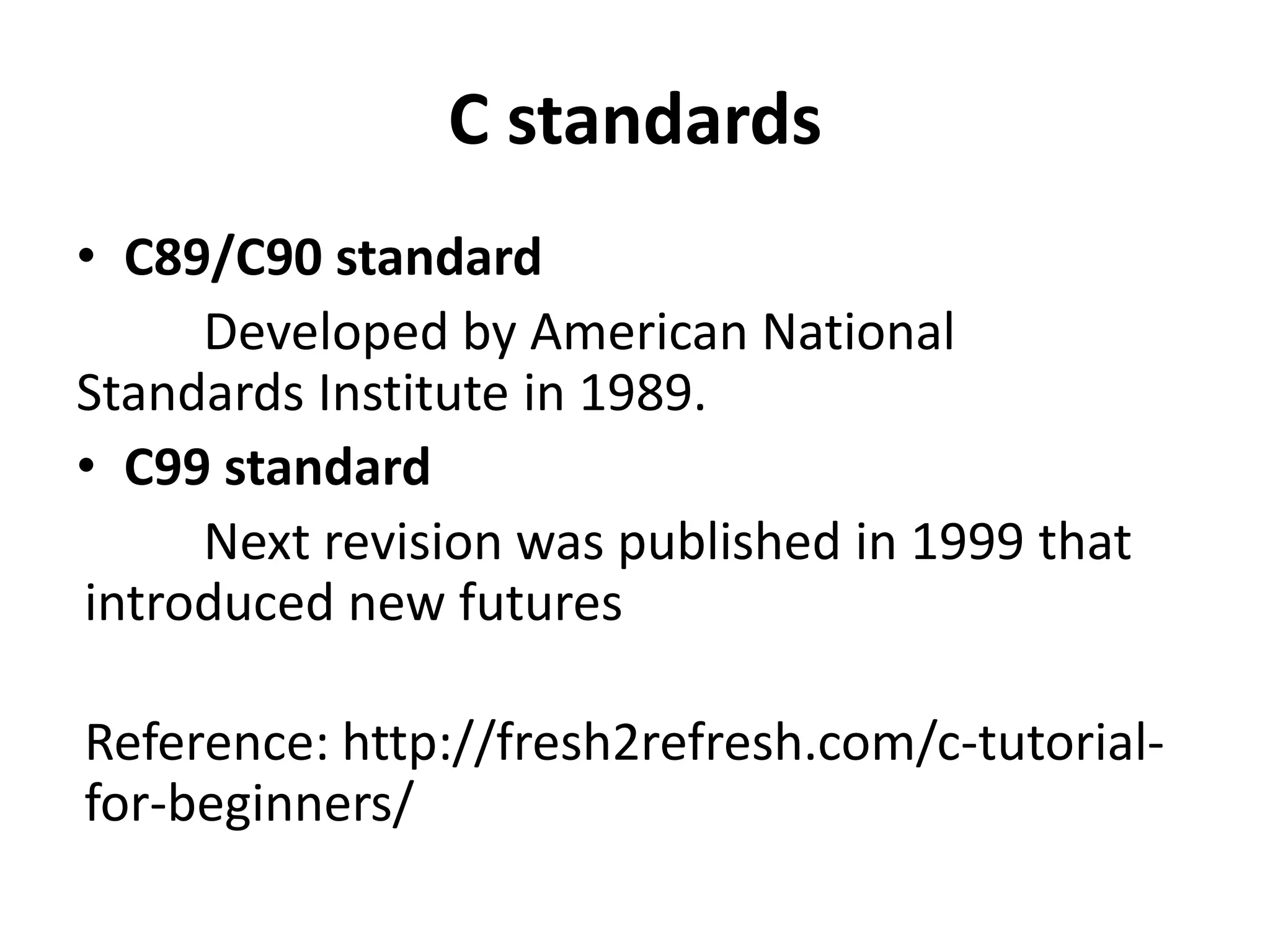 C Programming Tutorial For Beginners Ppt