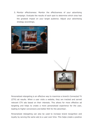 CTV advertising campaign | DOCX | Marketing and Advertising | Business