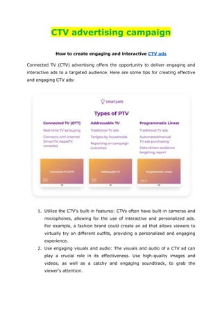 CTV advertising campaign | PDF