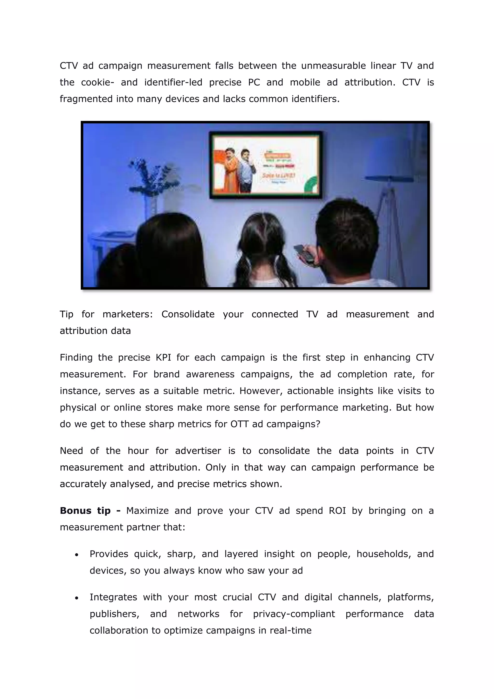 CTV advertising campaign | PDF