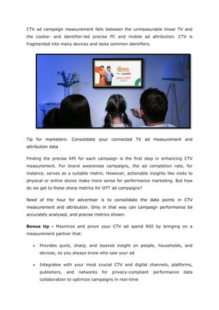 CTV advertising campaign | PDF
