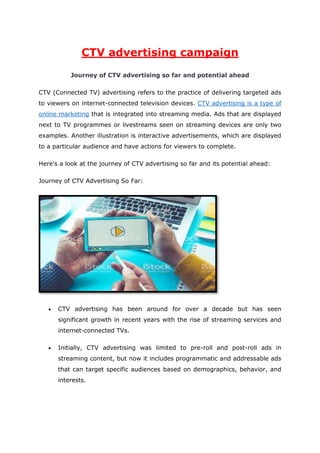 CTV advertising campaign | PDF