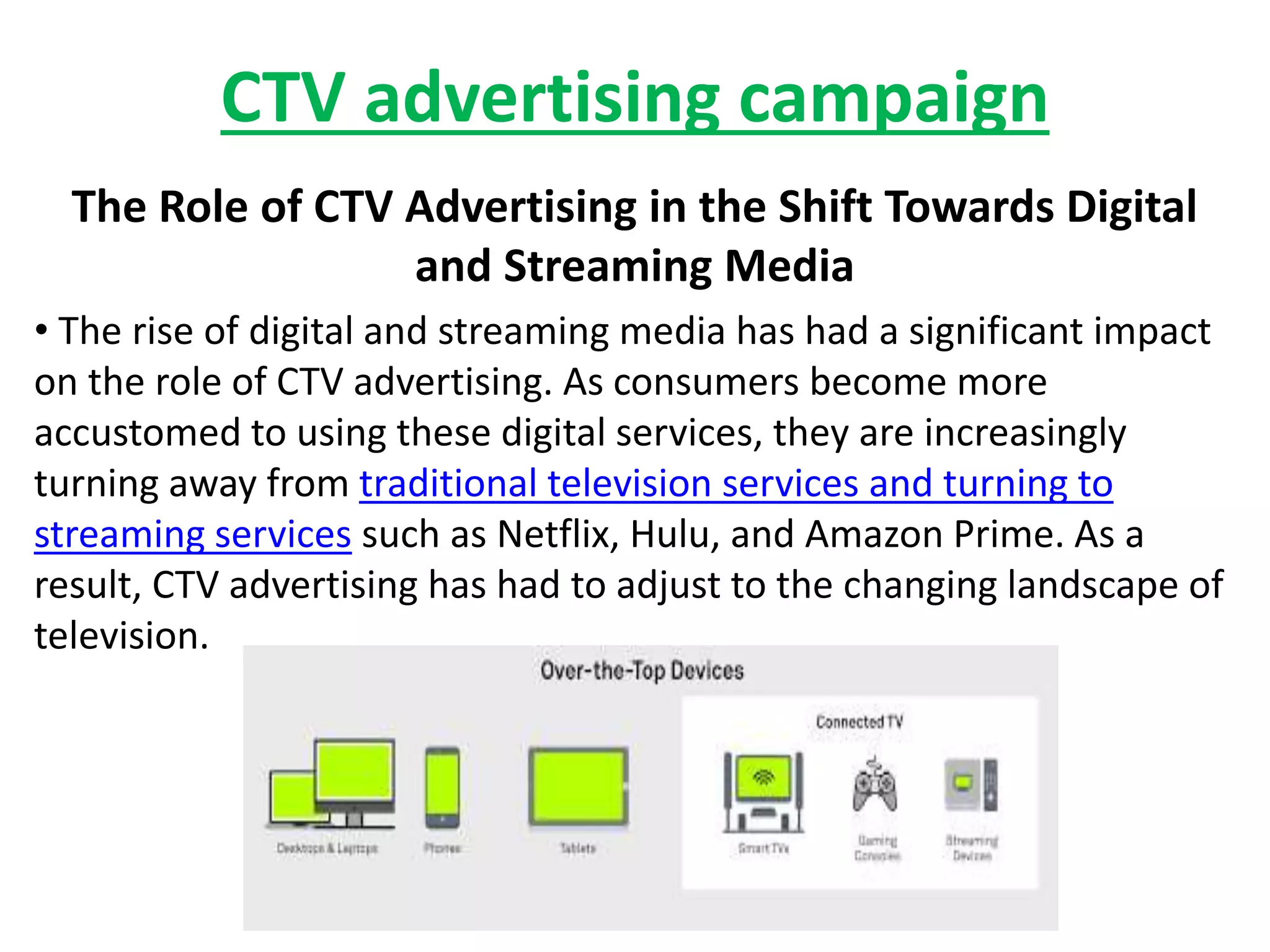 CTV advertising campaign | PPT