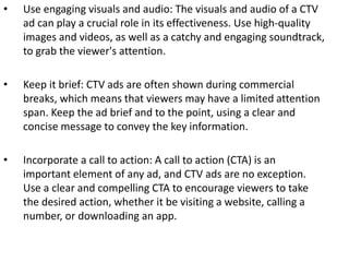 CTV advertising | PPT
