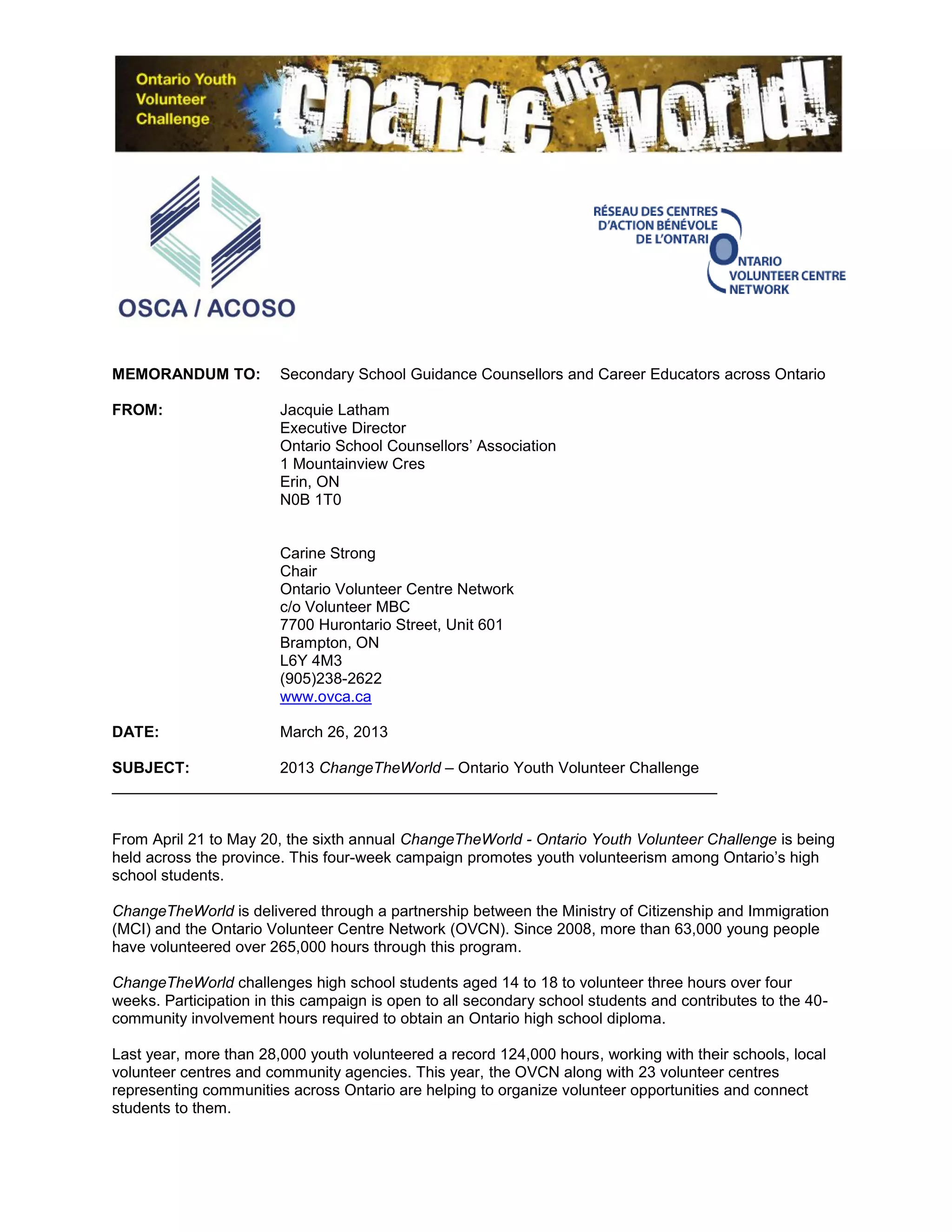 CTW 2013 OSCA OVCN joint letter final english | PDF