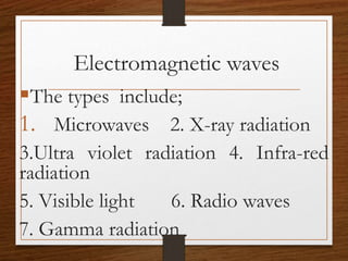 THE TOPIC OF ELECTROMAGNETIC_WAVES. PHYSICS FOR FORM 4. | PPTX