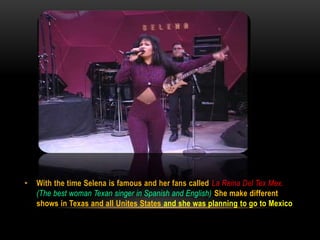 Selena quitanilla presentation_by_alicia3 | PPTX