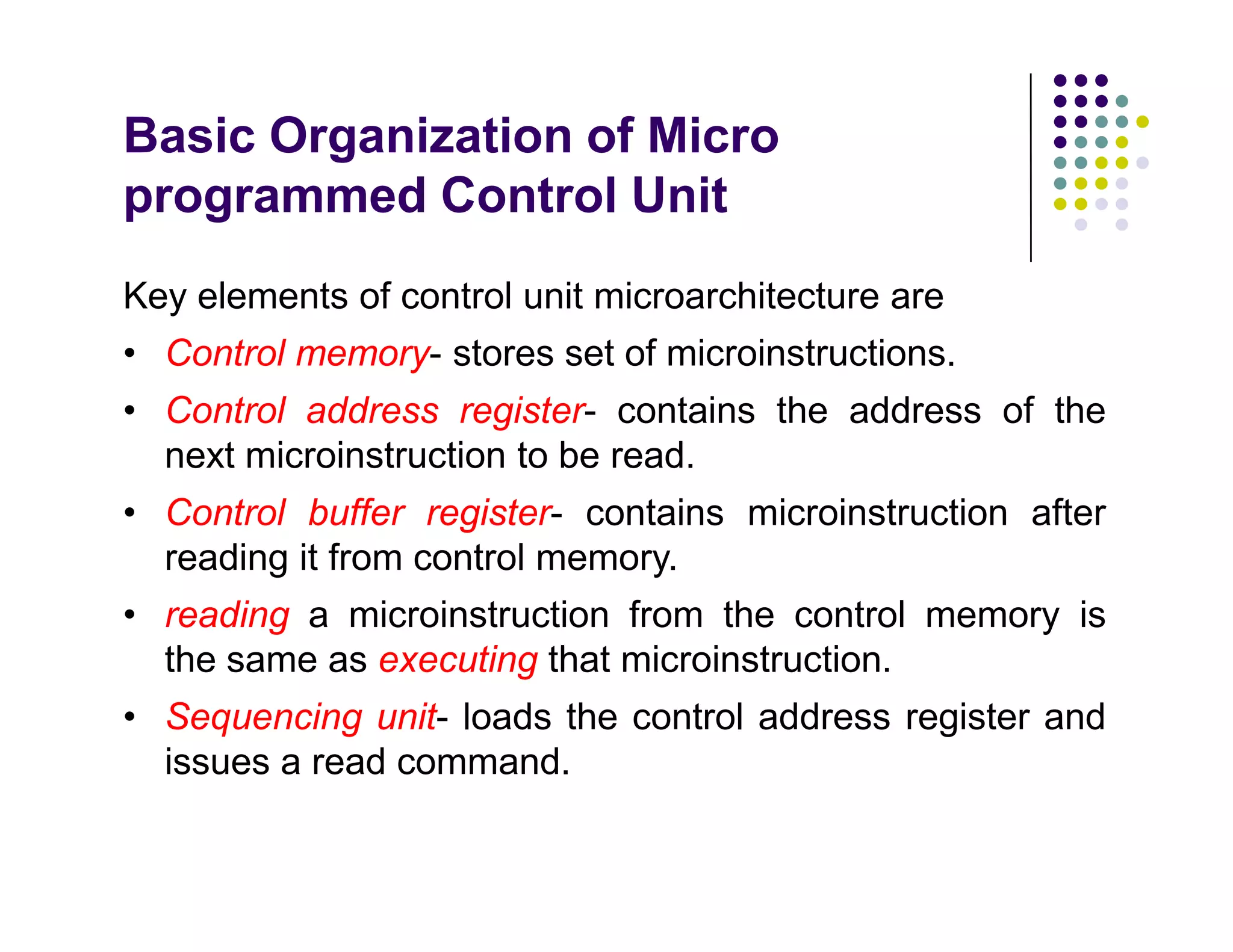 Control Unit Design Pdf