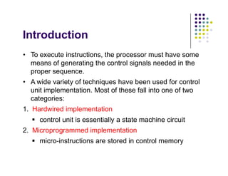 Control Unit Design | PDF