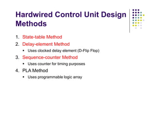 Control Unit Design | PDF