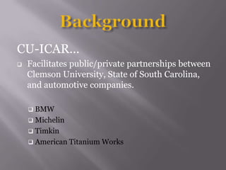 Cu icar presentation | PPT